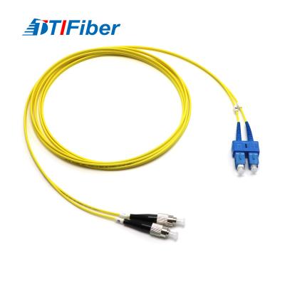 China Modo a dos caras del cordón de remiendo de la fibra óptica de TTIFiber FC-SC solo en venta