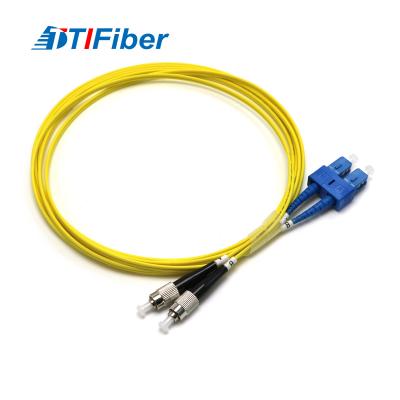 China Modo a dos caras del cordón de remiendo de la fibra óptica de TTIFiber FC-SC solo en venta