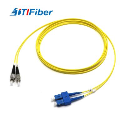 China Modo a dos caras del cordón de remiendo de la fibra óptica de TTIFiber FC-SC solo en venta