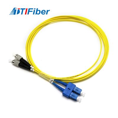 China Modo a dos caras del cordón de remiendo de la fibra óptica de TTIFiber FC-SC solo en venta