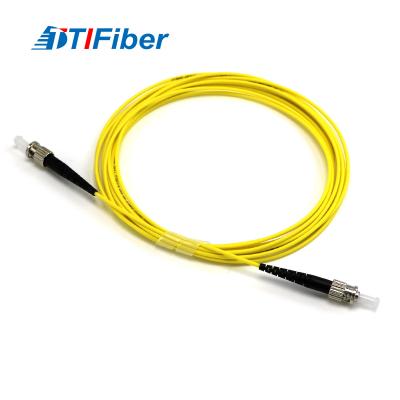 China FTTH verwenden ST-ST Monomode-, das Simplexfaser-Optikverbindungskabel alle verfügbaren Längen verkabeln zu verkaufen