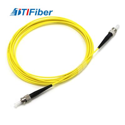 China FTTH verwenden ST-ST Monomode-, das Simplexfaser-Optikverbindungskabel alle verfügbaren Längen verkabeln zu verkaufen