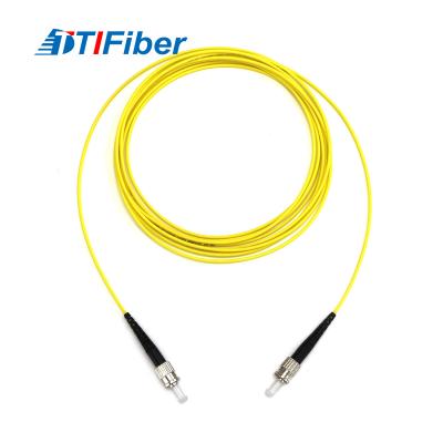 China FTTH verwenden ST-ST Monomode-, das Simplexfaser-Optikverbindungskabel alle verfügbaren Längen verkabeln zu verkaufen
