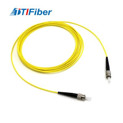 China FTTH verwenden ST-ST Monomode-, das Simplexfaser-Optikverbindungskabel alle verfügbaren Längen verkabeln zu verkaufen