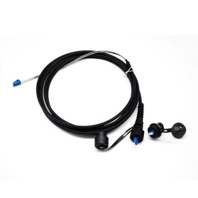 China PE, duplex impermeable IP67 ODVA - cable de LSZH del remiendo de la fibra óptica del LC en venta