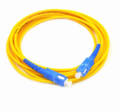 China Cordón de remiendo a una cara de la fibra óptica del solo modo LSZH para la red de FTTH en venta
