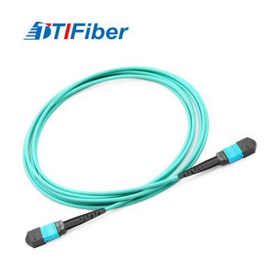 China Cordón de remiendo óptico con varios modos de funcionamiento del duplex OM3 con transferencia de datos 100G en venta