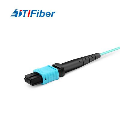 China Cordón de remiendo óptico con varios modos de funcionamiento del duplex OM3 con transferencia de datos 100G en venta