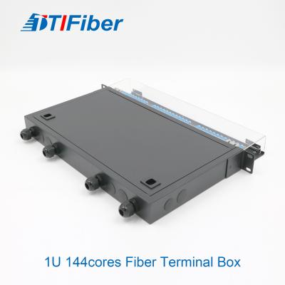 Cina Quadro d'interconnessione a fibra ottica del connettore 1U di LC con acciaio laminato a freddo in vendita