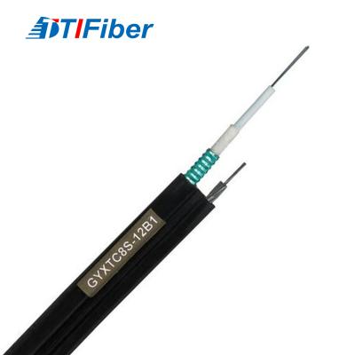 Cina Stenditura sopraelevata autosufficiente del cavo a fibre ottiche di GYXTC8S Outdorr in vendita