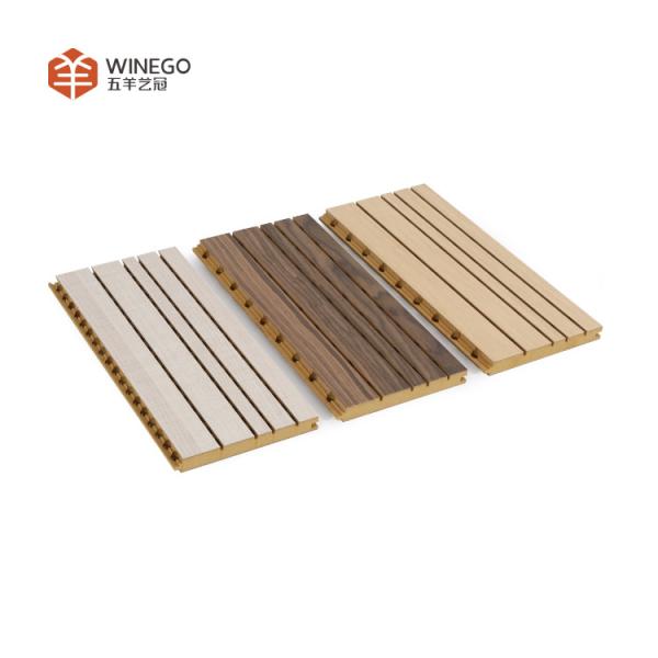 Quality Sound Absorption E1 Garde Grooved Acoustic Panels With CE FSC France A+ Approved for sale
