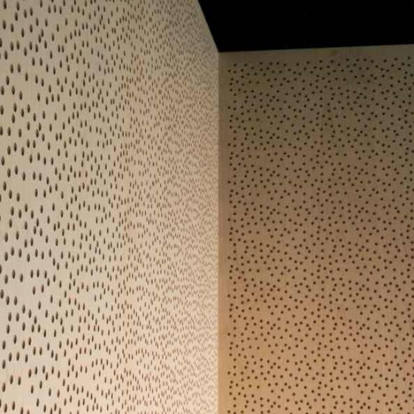 Quality E1 Grade Acoustic Art Panels Sound Absorbing 0.8 High NRC 600x600 1200xL600mm for sale