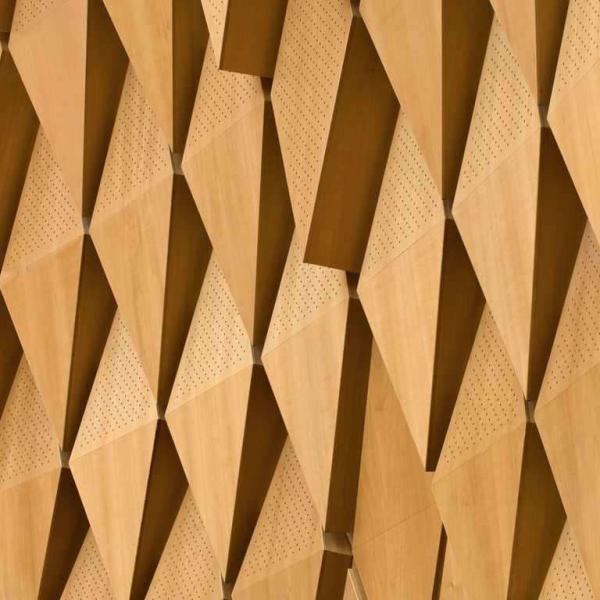 Quality OEM Low Emission Art Acoustic Panels Sound Absorbing Sustainable Materials for sale