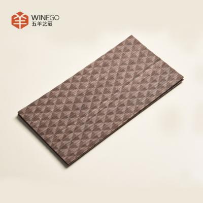 China 3D Design Embossed Decorative Veneer Panels For Home Decoration And Office Use for sale