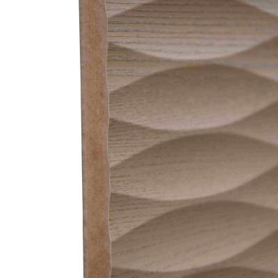 Cina Pannelli da parete decorativi 3D in rilievo Carta MDF rivestita per sfondo TV in vendita