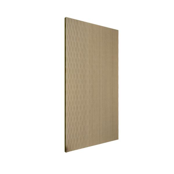 Embossed 3D Decorative Wall Panels Veneered MDF Board For TV Background