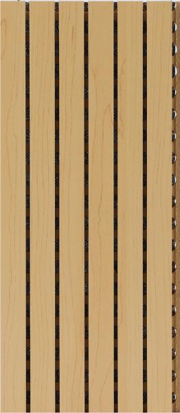 Quality MDF Timber Grooved Acoustic Wall Panels For Interior Music Hall Decor E1 E0 Protection for sale