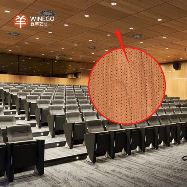 Quality Micro Perforated MDF Panels Absorb Sound and Decorative Wall Panels for sale
