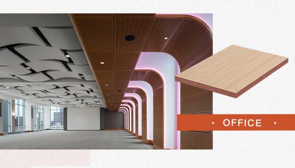 Quality Micro Perforated Acoustic Panels 15mm 18mm , Acoustic Tiles Sound Absorption for sale