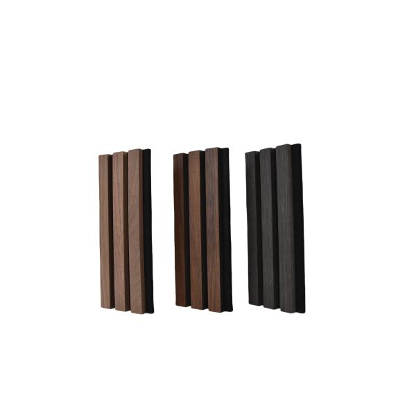 Quality Veneer Finish Wood Slat Acoustic Wall Panels , Wood Acoustic Ceiling Tiles for sale