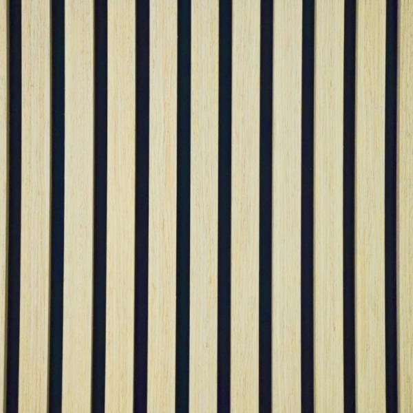 Quality Custom Effortless Installation Wooden Slat Acoustic Panels On Grey Black Felt for sale