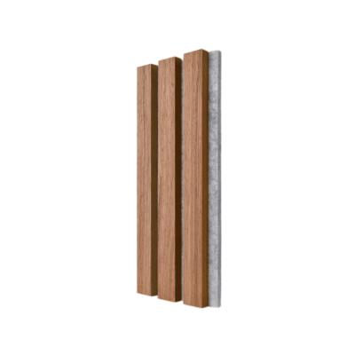 Quality Sound Proof Walnut Acoustic Wood Slat Panels Eco Friendly Engineered Veneer for sale