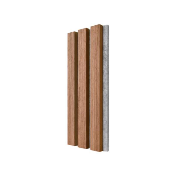Quality Sound Proof Walnut Acoustic Wood Slat Panels Eco Friendly Engineered Veneer Finish for sale