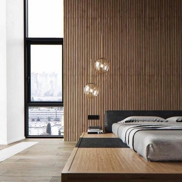 Quality Sound Proof Walnut Acoustic Wood Slat Panels Eco Friendly Engineered Veneer for sale