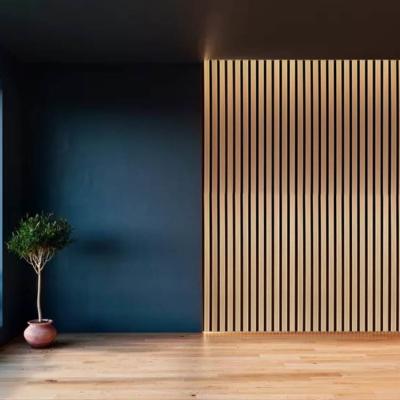 Noise Control Acoustic Wood Slat Panels For Walls And Ceilings 600x2400mm
