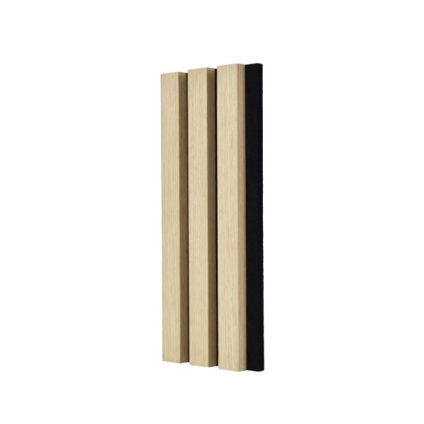 Quality Veneer Banding Acoustic Wood Slat Panels 2400mm Wood Slat Wall Tiles Customized for sale