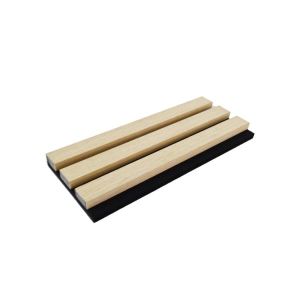 Quality Veneer Banding Acoustic Wood Slat Panels 2400mm Wood Slat Wall Tiles Customized for sale