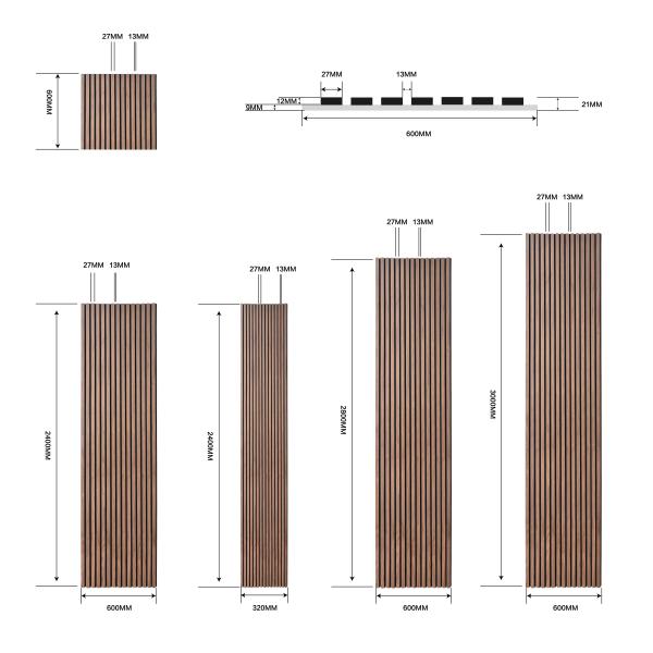 Quality Veneer Banding Acoustic Wood Slat Panels 2400mm Wood Slat Wall Tiles Customized for sale
