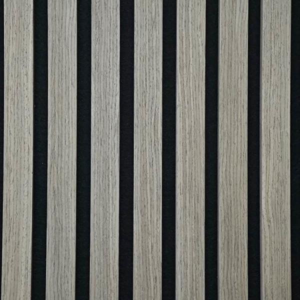 Quality Elegant Decorative Veneer Wood Slat Acoustic Panels Felt Backing 0.85NRC E0 Grade for sale