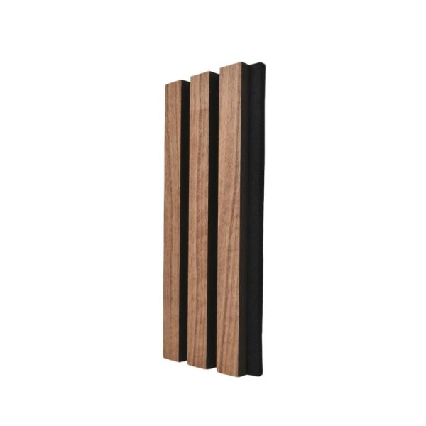Quality Natural Veneer Slatted Wood Acoustic Panels HDF Materials Sound Proof CE FSC for sale