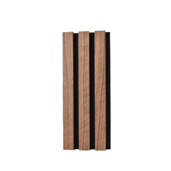 Quality Natural Veneer Slatted Wood Acoustic Panels HDF Materials Sound Proof CE FSC for sale
