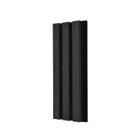 Quality Black Oak Acoustic Wooden Slat Wall Panels 600x2400mm 0.85 NRC Sound Absorption for sale