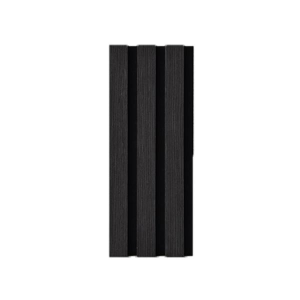 Quality Black Oak Acoustic Wooden Slat Wall Panels 600x2400mm 0.85 NRC Sound Absorption for sale
