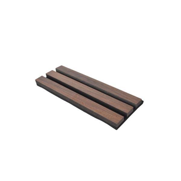 Quality 0.85 NRC Wood Slat Acoustic Panels Melamine Finish High Density For School Decor for sale