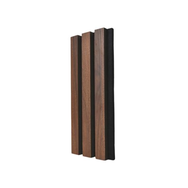 Quality 0.85 NRC Wood Slat Acoustic Panels Melamine Finish High Density For School Decor for sale