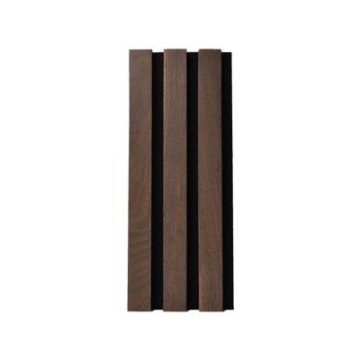 China 2400mm Acoustic Slat Wall Panel  , Walnut Acoustic Panels For Office Studio for sale