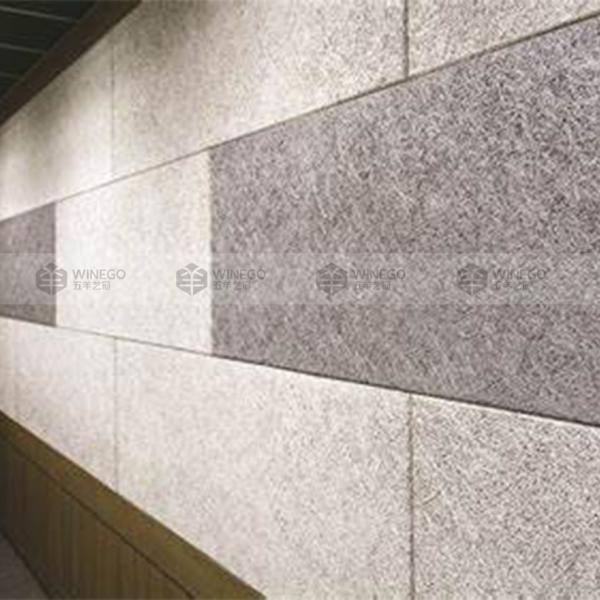 Thermal Insulation Acoustic Wood Wool Wall And Ceiling Panels 0.9NRC Decorative