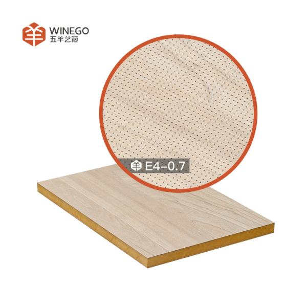 Superior Sound Proof Acoustic Micro Perforated Panels Veneer Or Melamine Finish