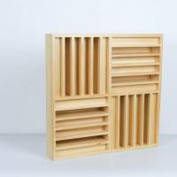 China Square Shape Wooden QRD Acoustic Diffuser Enhanced Sound Dispersion For Studio for sale