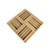 China Square Shape Wooden QRD Acoustic Diffuser Enhanced Sound Dispersion For Studio for sale