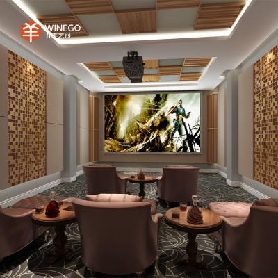 China 3D Wooden Acoustic QRD Sound Diffuser For Music Studio With Various Burlywood for sale