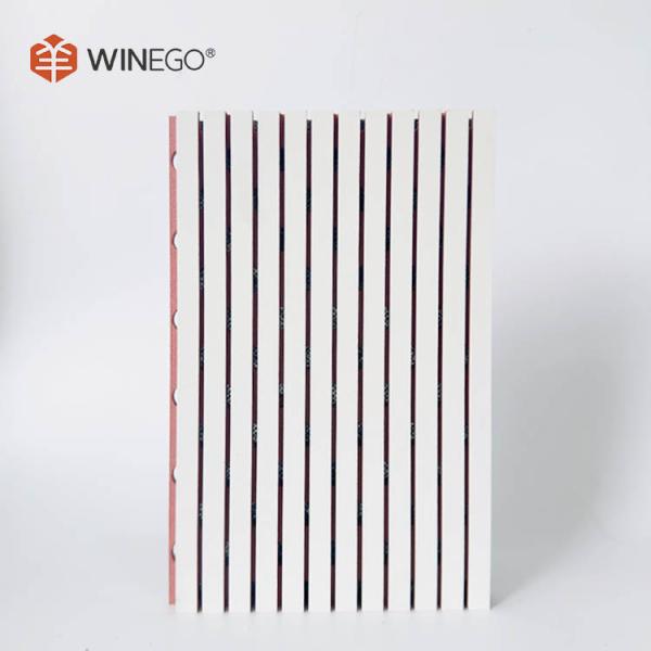 Quality Custom Color Grooved Acoustic Wood Wall Panels 15mm For Aesthetically Spaces for sale