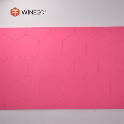 China Multi Color Plain Polyester Fiber Sound Absorbing Board Zero Emission For Wall for sale