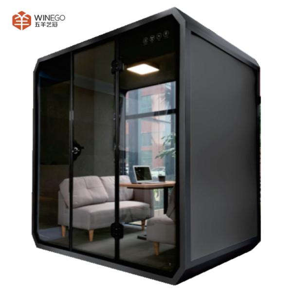 ECO Friendly Six Persons Acoustic Booth , Portable Soundproof Room For Office