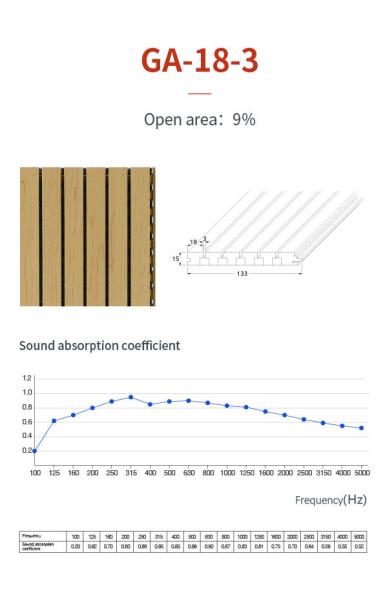 Quality MDF Timber Grooved Acoustic Wall Panels For Interior Music Hall Decor E1 E0 for sale