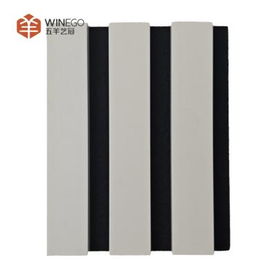 China Elegant houten akustische panelen met houtkorrel textuur voor woonkamer for sale